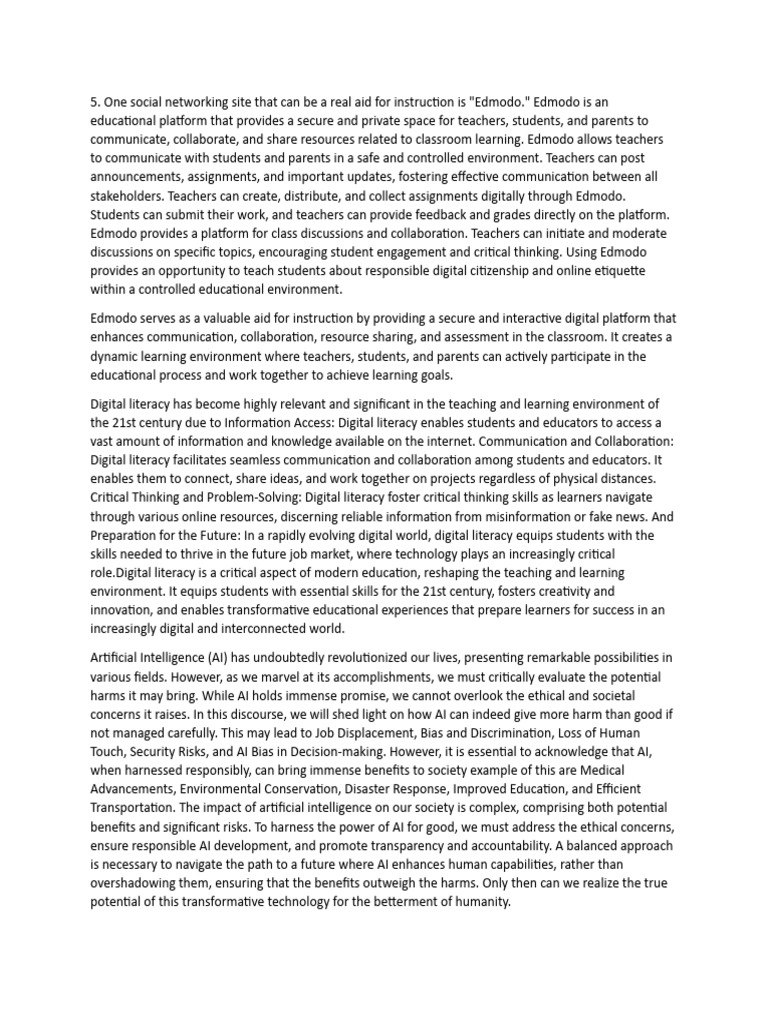 Codoy Emergent Final Exam | PDF | Learning | Augmented Reality