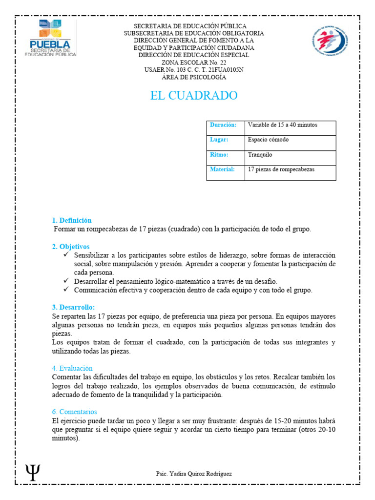 El Cuadrado | PDF