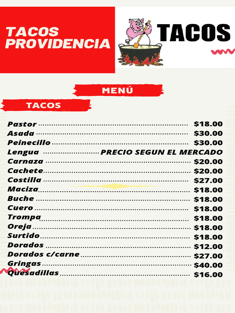 Tacos Providencia | PDF