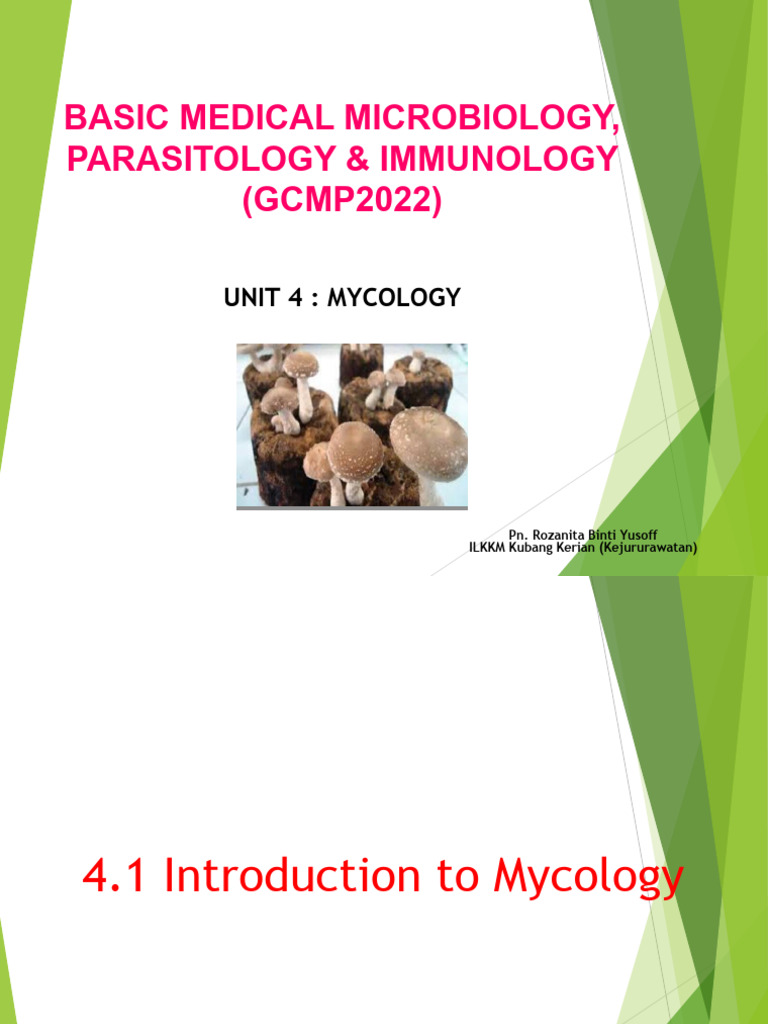 4.1 Introduction To Mycology | PDF