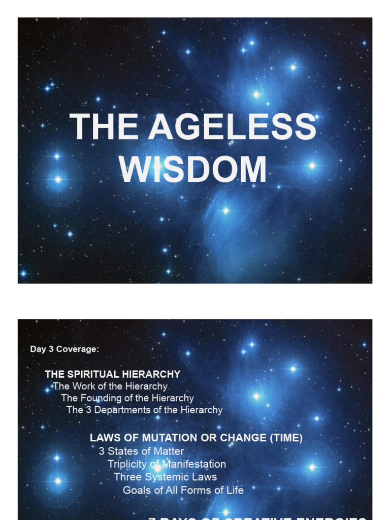 Spiritual Hierarchy & Wisdom | PDF | Ascended Master | Religious Belief ...