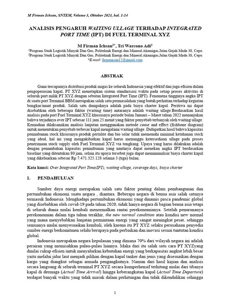M Firman Ichsan-Jurnal-LOG III-2023 | PDF