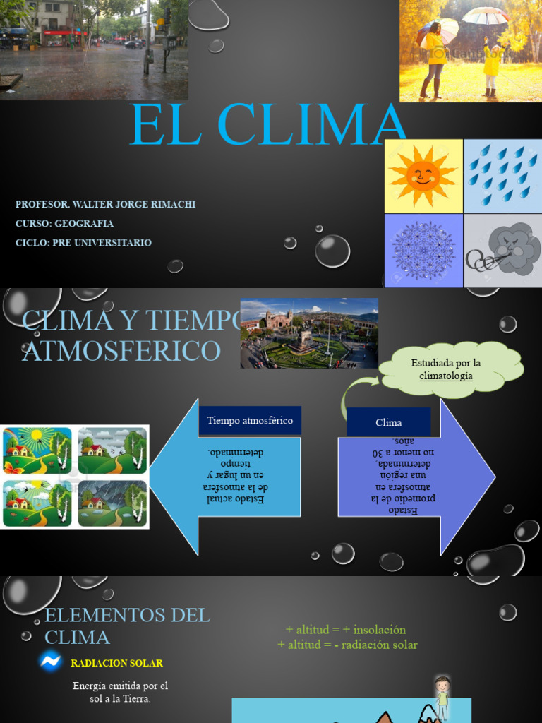 El Clima | PDF | Humedad | Clima