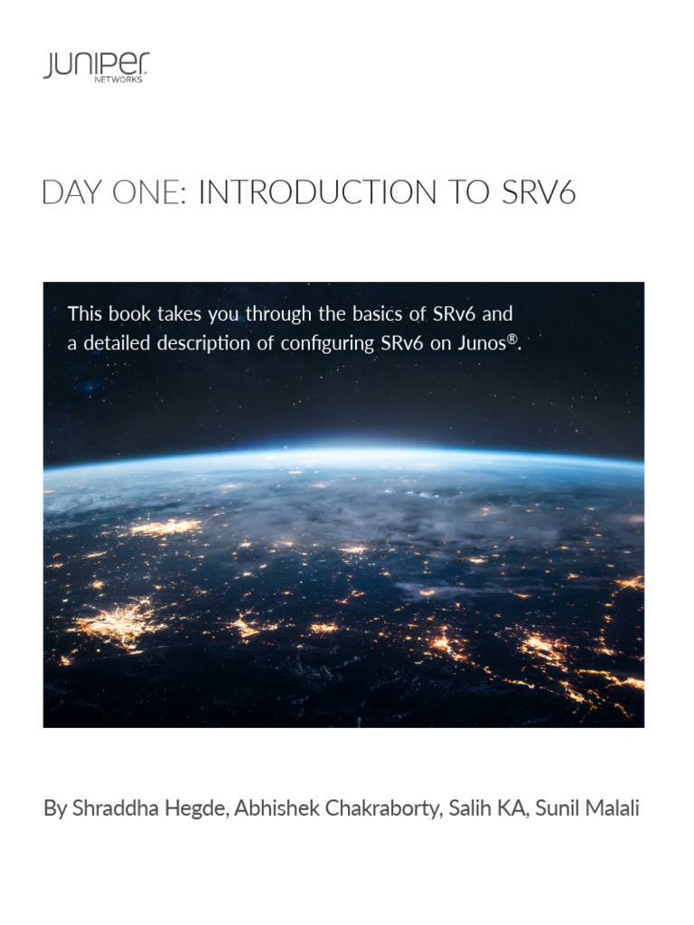 DayOne Intro SRv6 | PDF | Computers