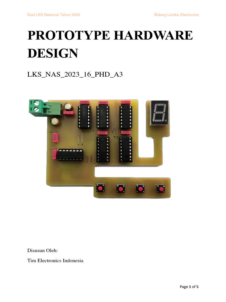 LKS Nas 2023 16 PHD A3 | PDF | Teknologi & Rekayasa
