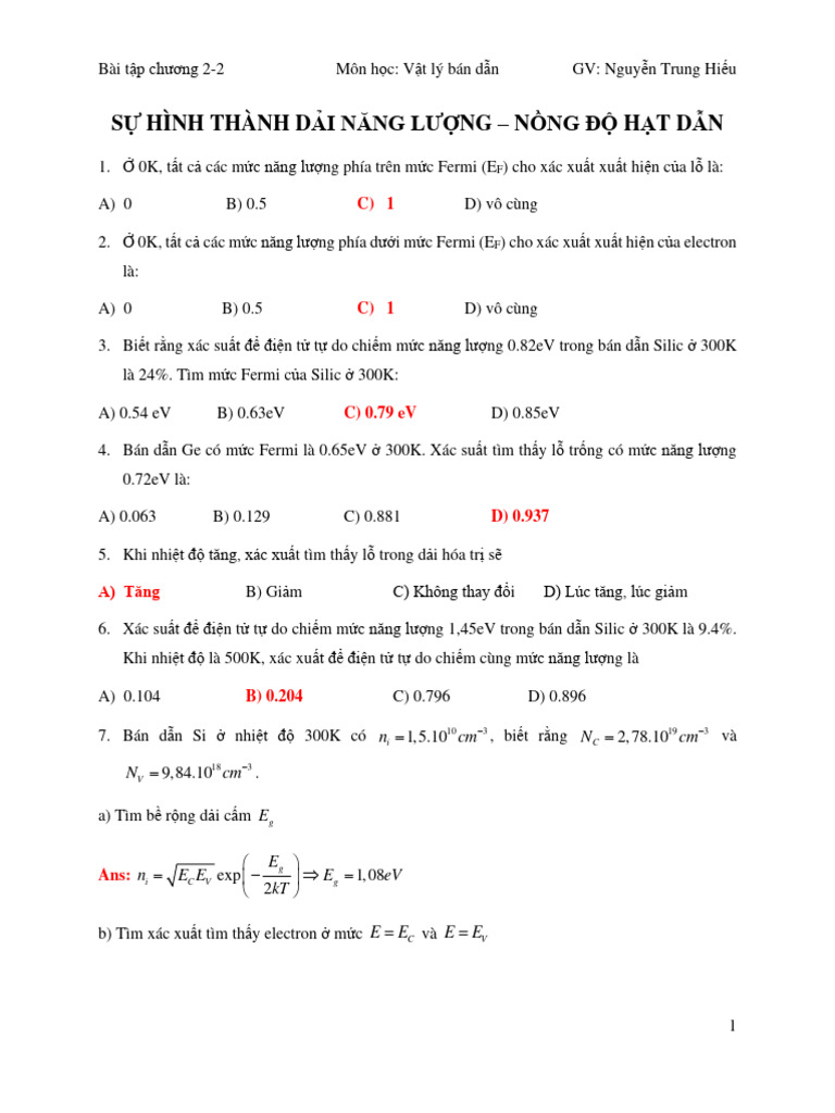 Exercise Chapter 2 2 Ans Done | PDF