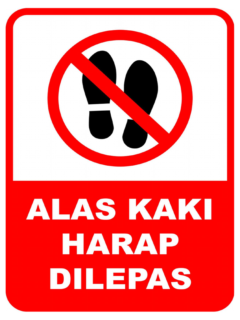 Alas Kaki Harap Dilepas | PDF