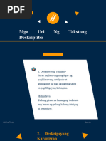 Tekstong Deskriptibo PPT | PDF