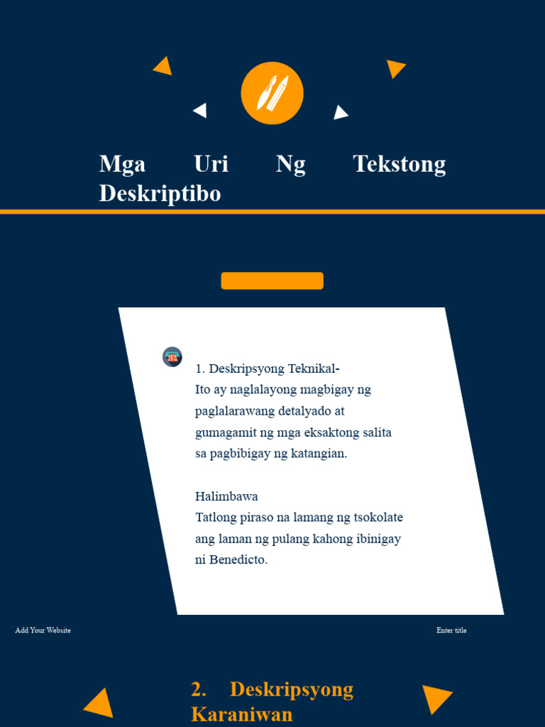 Tekstong Deskriptibo | PDF