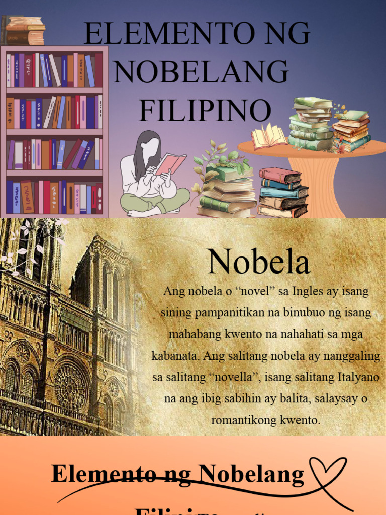 Elemento NG Nobelang Filipino.. | PDF