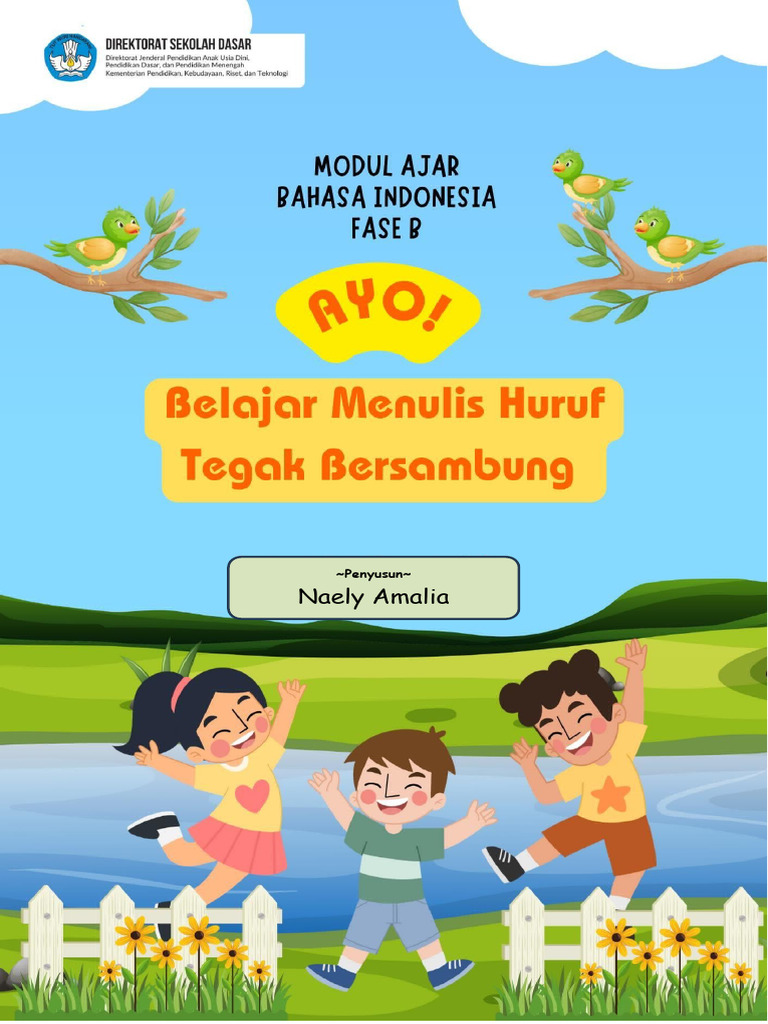 Latihan Menulis Tegak Bersambung SD | PDF