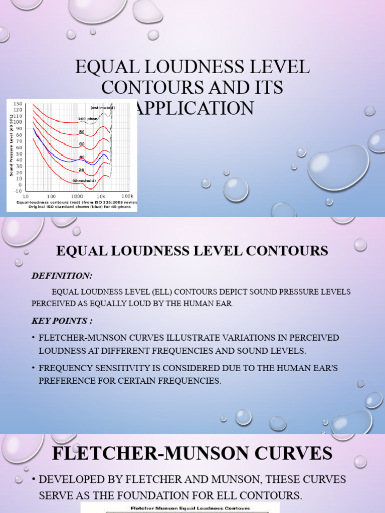 Equal Loudness Level Contours and Its Application | PDF | Sound | Acoustics