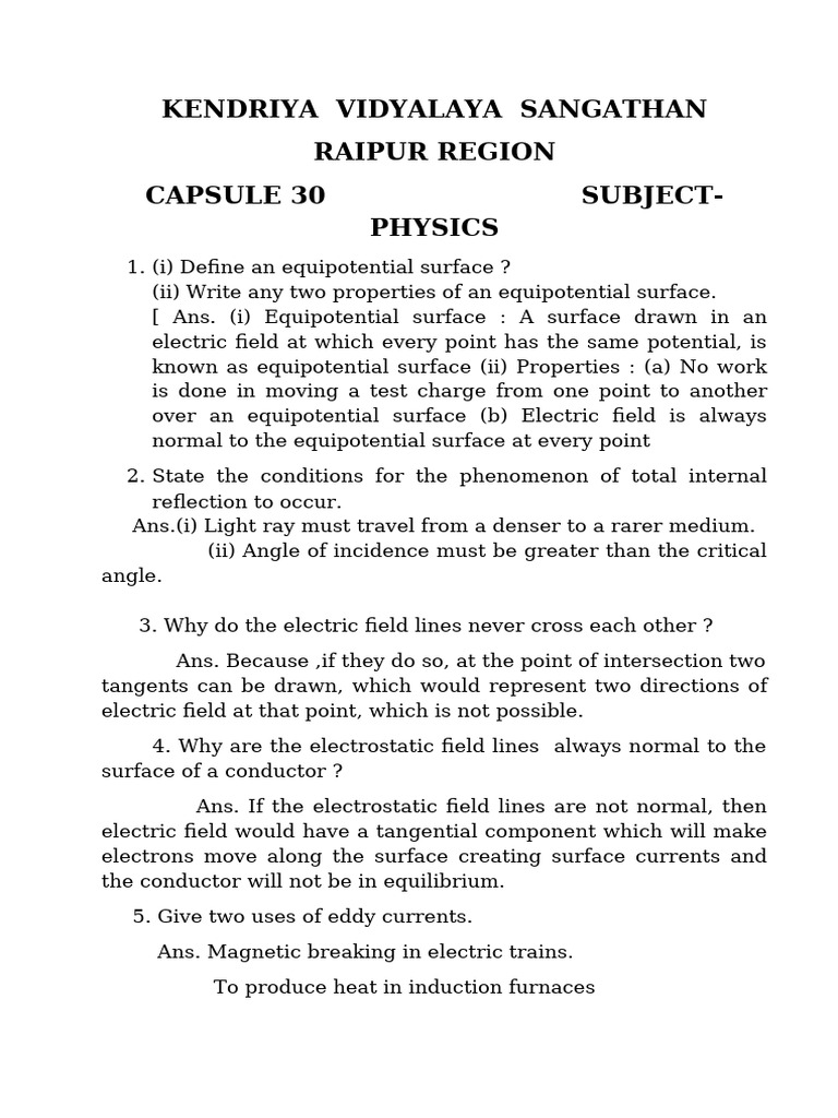 Physics Final Capsule 30 | PDF | Photoelectric Effect | Electrical Resistivity And Conductivity