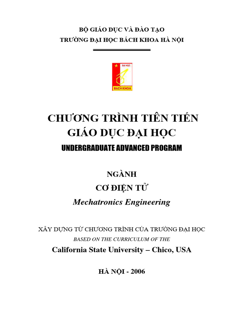 Syllabus - Advanced Program - Mechatronics | PDF