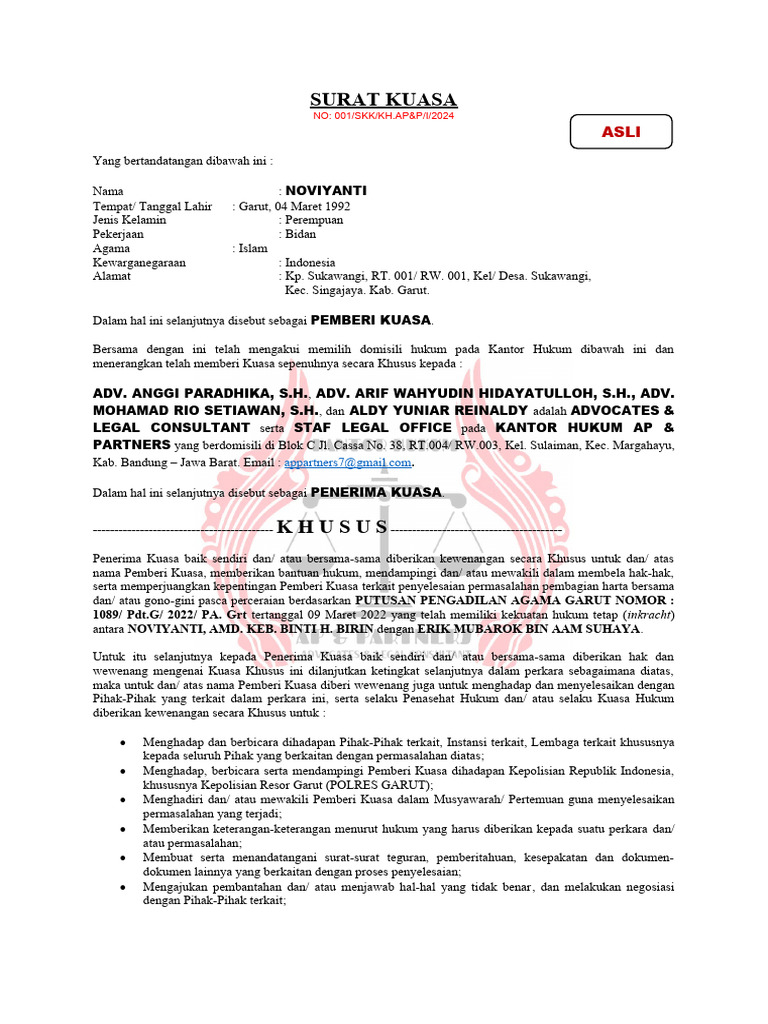001-SKK Noviyanti | PDF