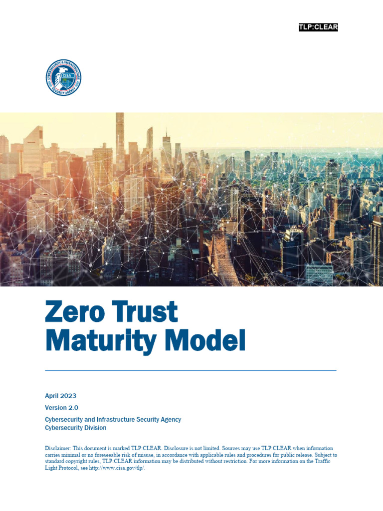 CISA Zero Trust Maturity Model Version 2 508c | PDF | Security ...