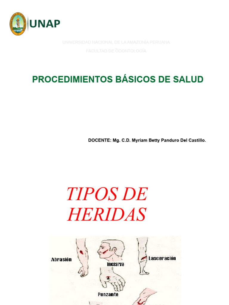 Tipos de Heridas | PDF | Herida | Lesión
