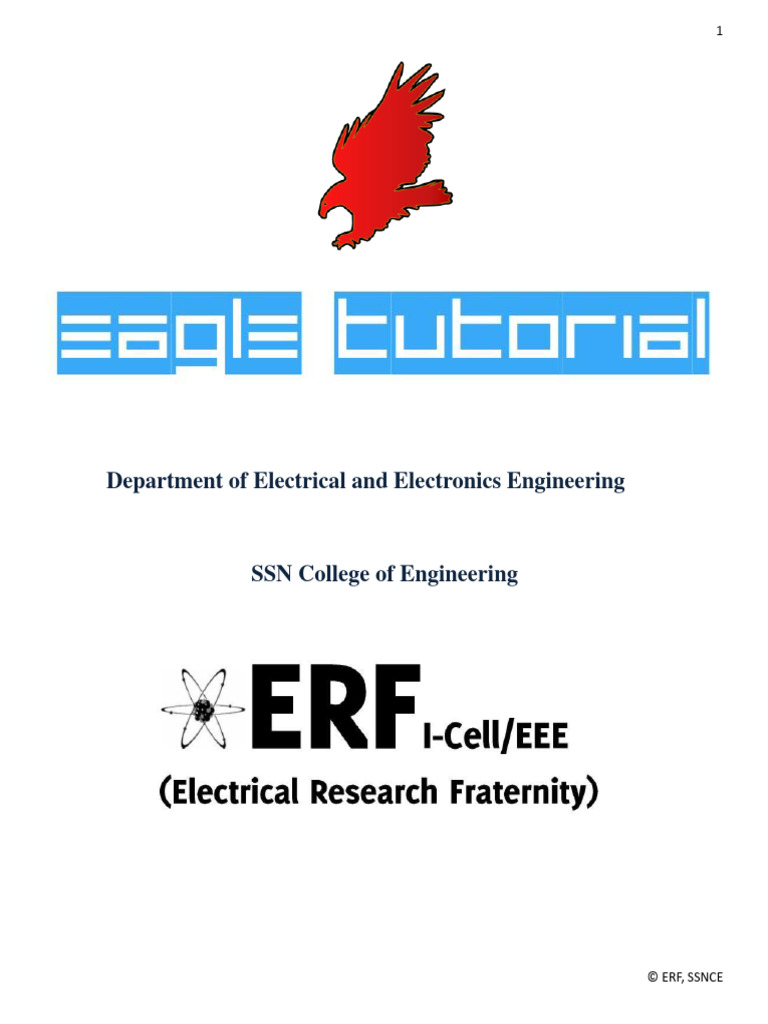 EAGLE Tutorial | PDF | Electrical Engineering | Electronics