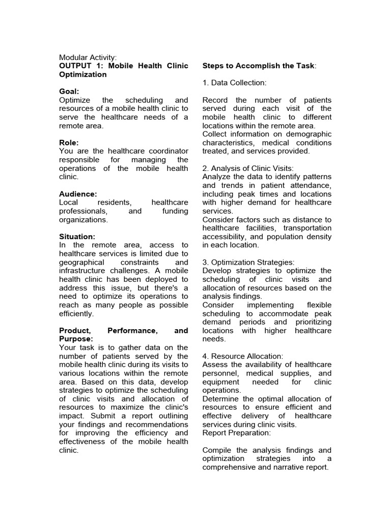 OUTPUTS | PDF | Health Care | Medicine