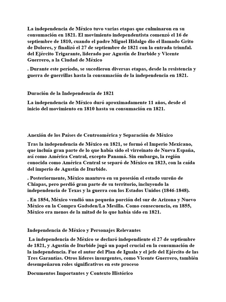Documento 9 | PDF | México | México independiente