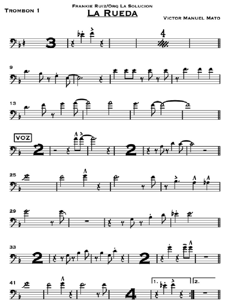 La Rueda - Partitura | PDF