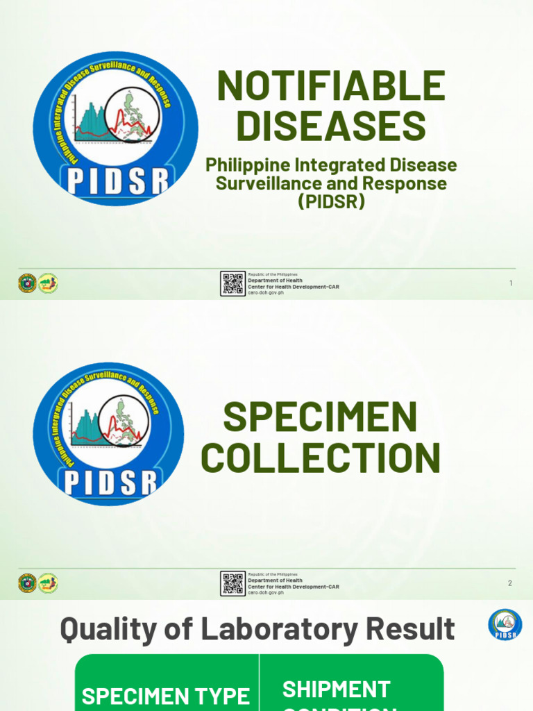 Specimen PIDSR | PDF | Immunology | Microbiology