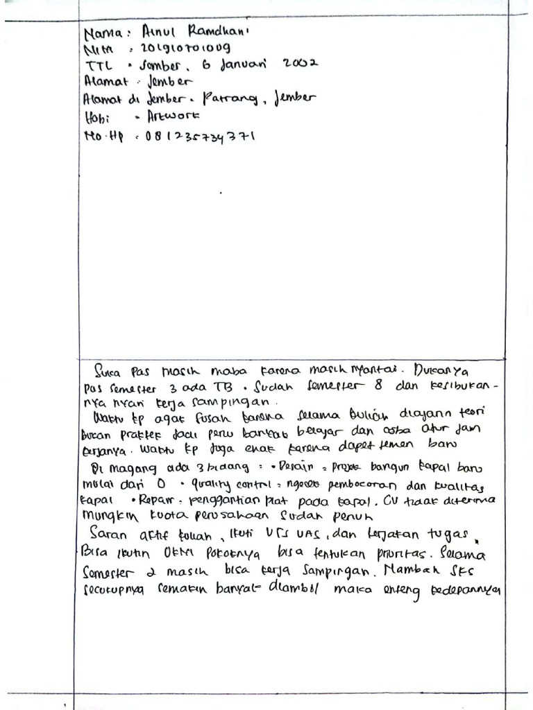 Hasil Sharing Kating | PDF