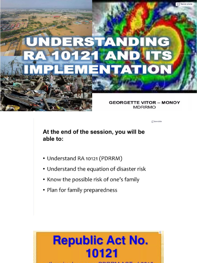 Understanding Ra 10121 | PDF