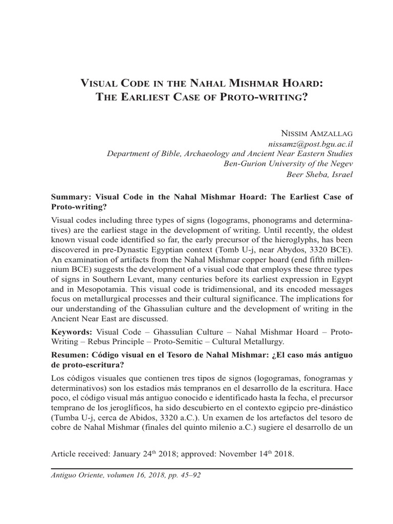 Visual Code Nahal Mishmar | PDF | Social Science | History