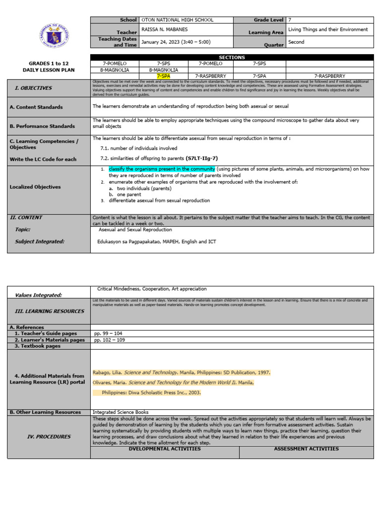 CO 2nd SEXUAL &ASEXUAL REPRODUCTION | PDF