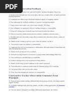 Pre-Observation Conference Form Template | PDF | Teachers | Classroom ...