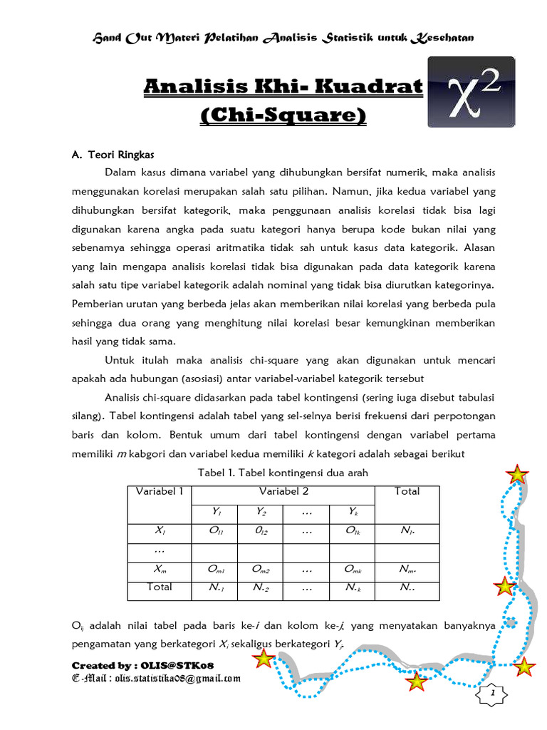 Analisis Chi Square | PDF