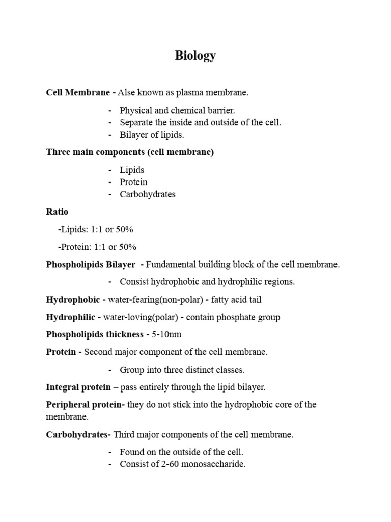 Biology 2nd Exam | PDF