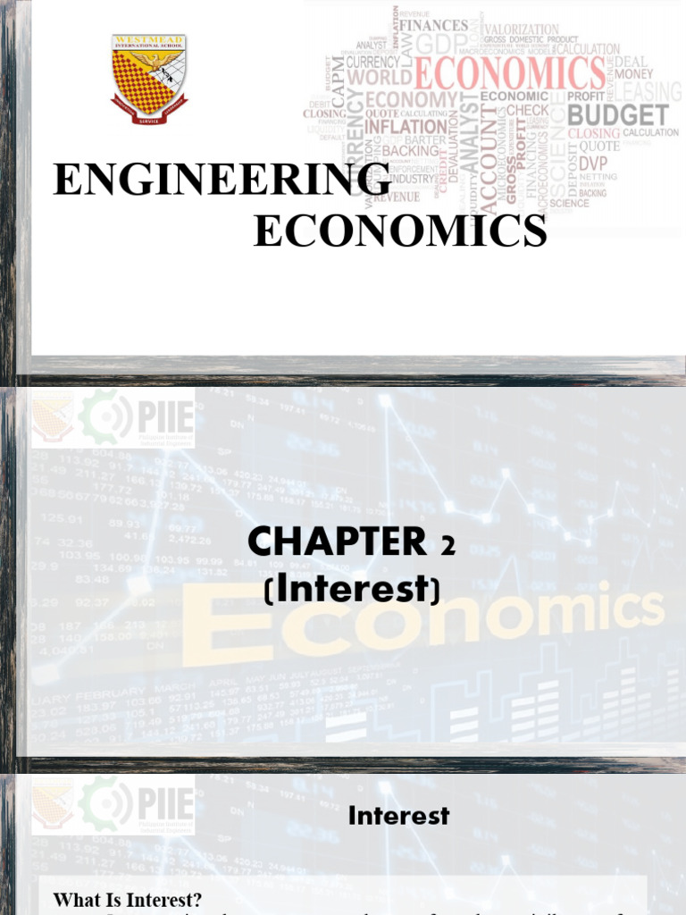 Eng. Econ Chapter 2 Interest | PDF | Interest | Compound Interest