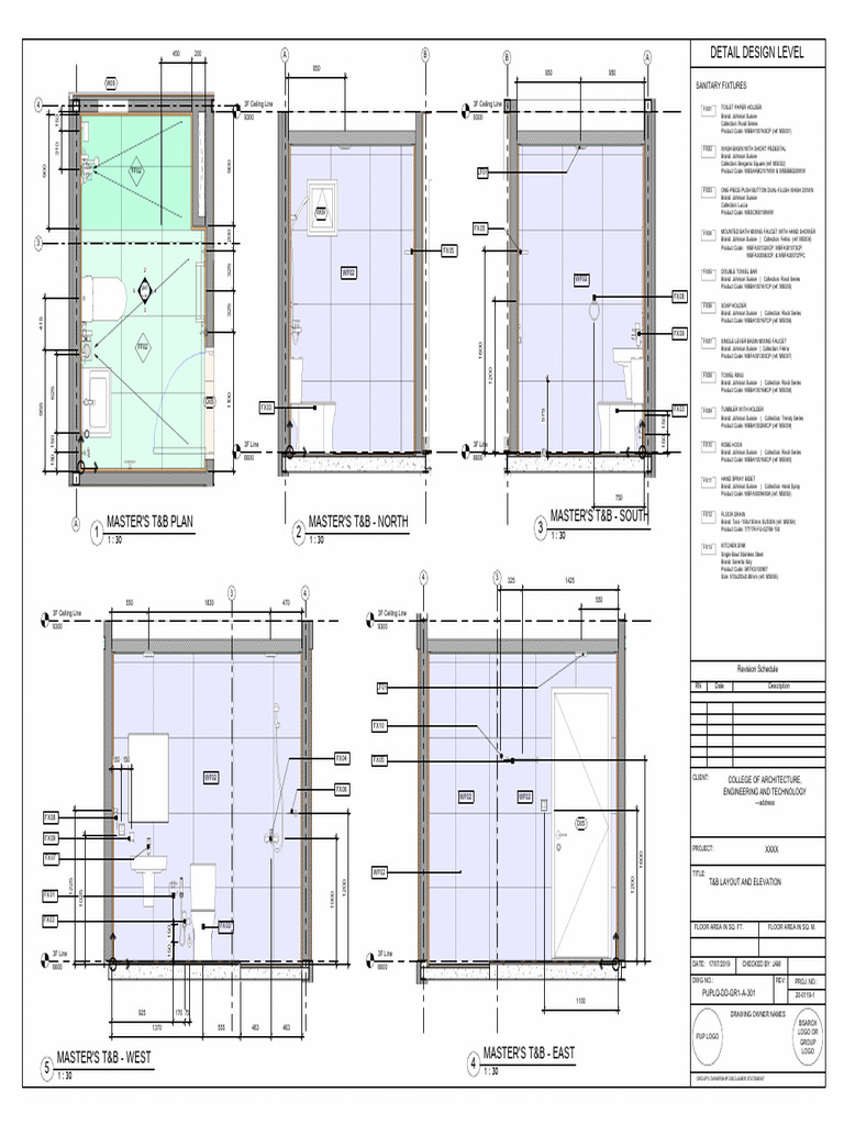 Sample Interior Elevation View With Annotation and Tags | PDF | Home ...
