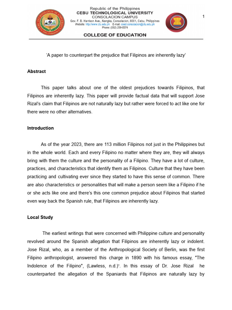 Preglo, Diane - Publishable Paper | PDF | Philippines | Methodology