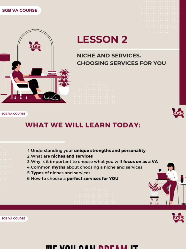 Choosing Your VA Niche and Services | PDF | Social Media | Popular ...