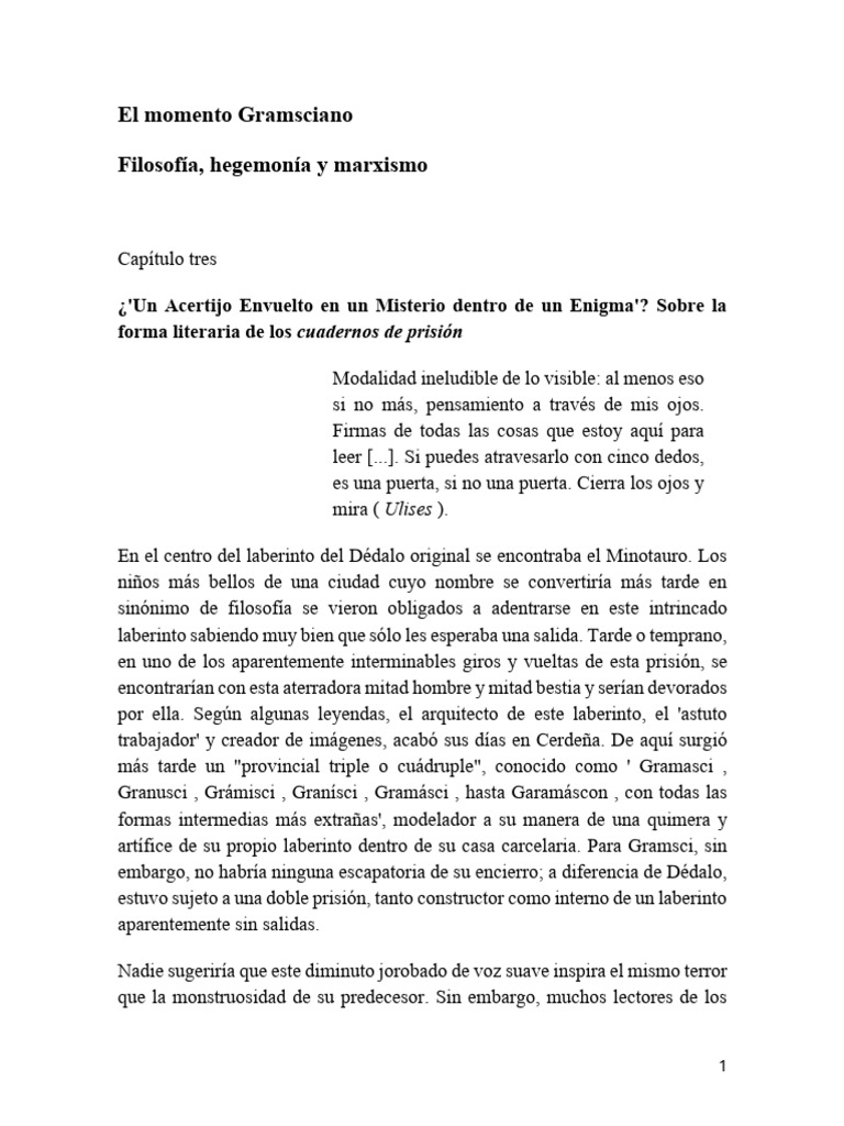 The Gramscian Moment-2 | PDF | marxismo | Antonio Gramsci