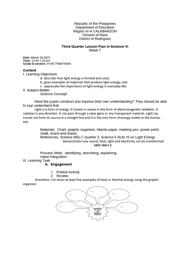 DLP Science 3RD Qrter | PDF
