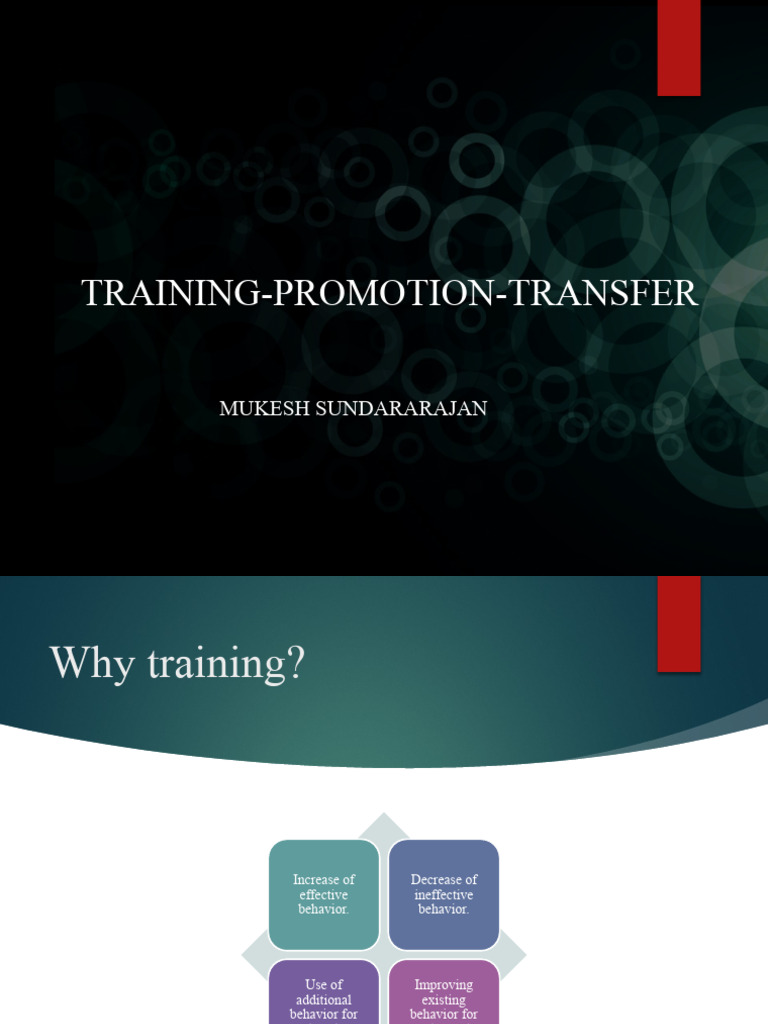 Training Promotion Transfer | PDF | Employment | Layoff