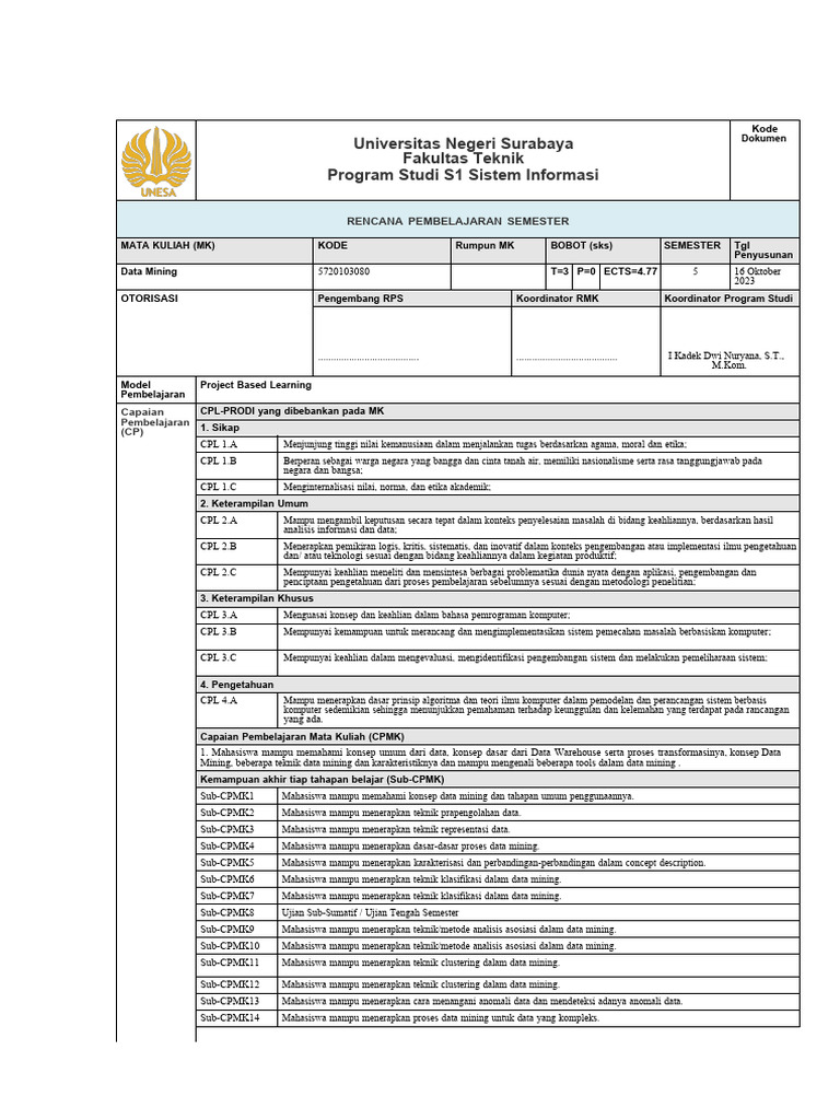 RPS Data Mining | PDF | Seni | Komputer