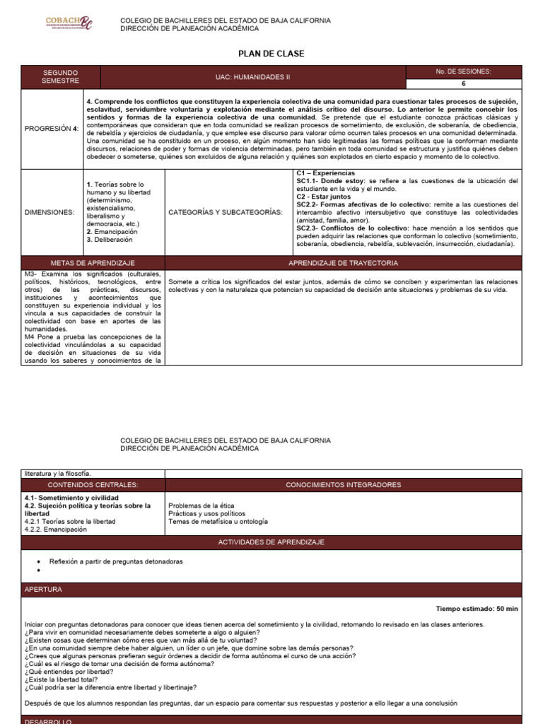 Progresión 4 | PDF | Libertad | Experiencia