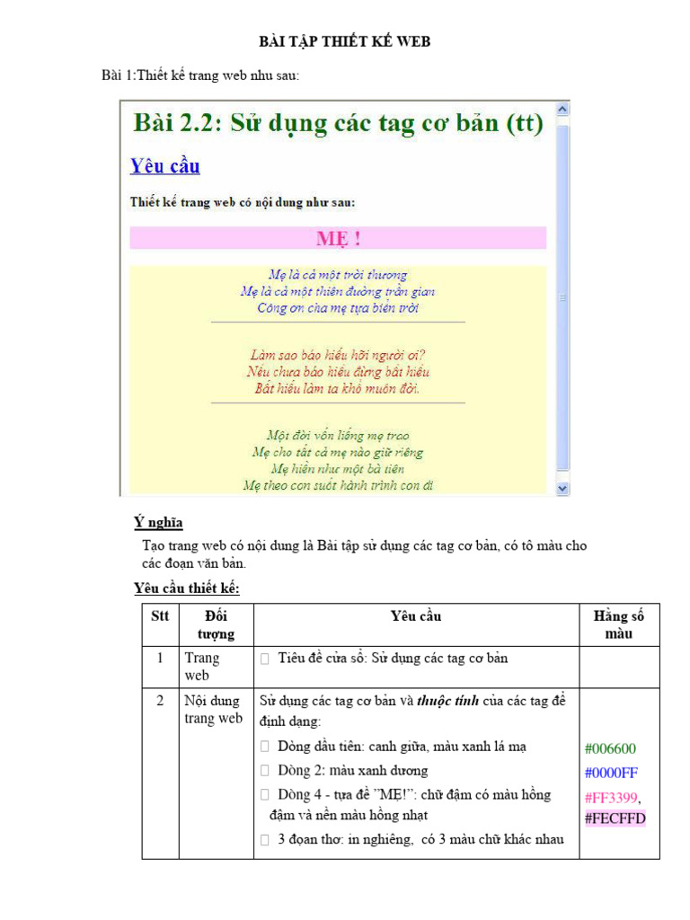 Bai Tap LT Web | PDF