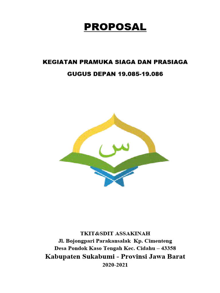 Proposal Pramuka Revisi | PDF