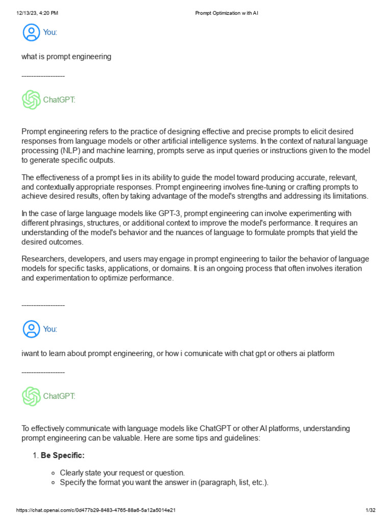 AI Prompt Engineering Guide | PDF | Computer Programming | Artificial Intelligence