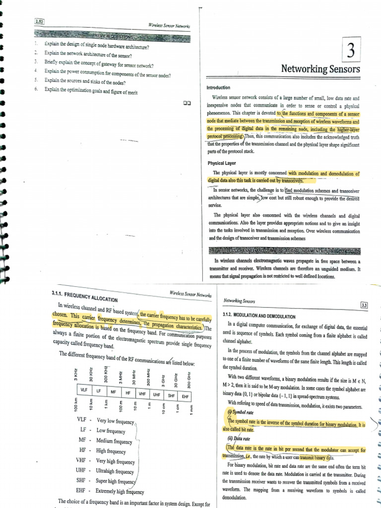 WSN Unit 3 | PDF | Osi Model | Computer Network