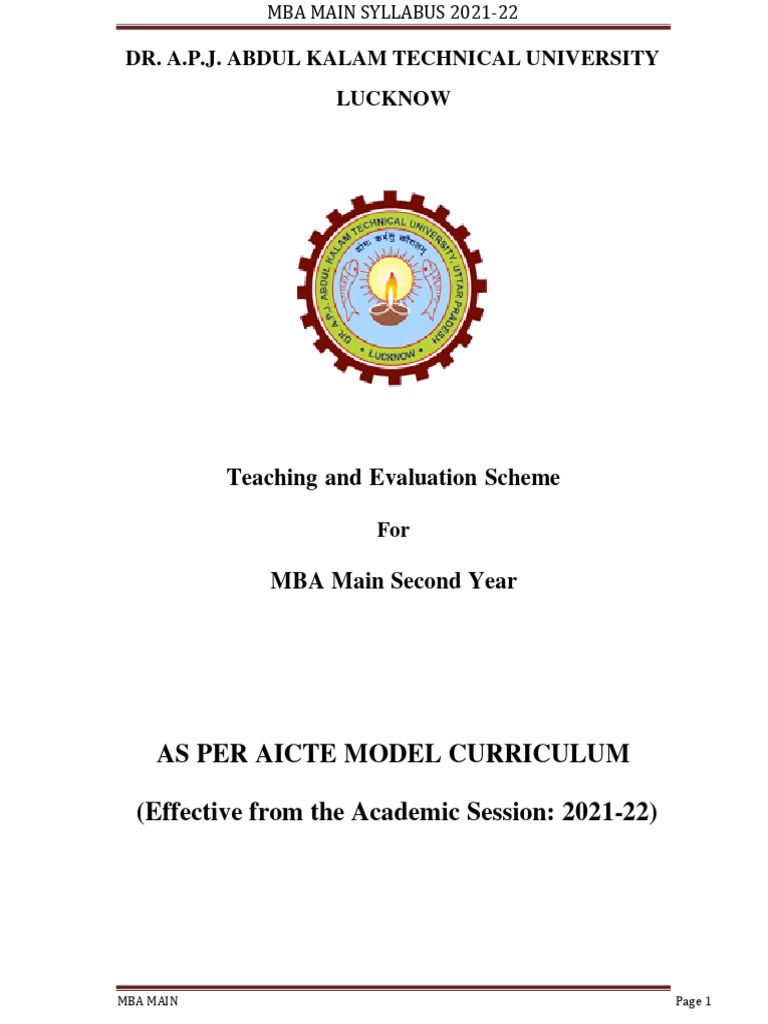 Mba 3rd Sem Syllabus | PDF | Strategic Management | Entrepreneurship Mba 3rd Sem Syllabus | PDF | Strategic Management | Entrepreneurship