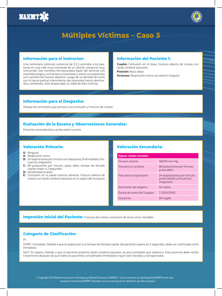 MC03 | PDF | Reanimación cardiopulmonar | Presión sanguínea