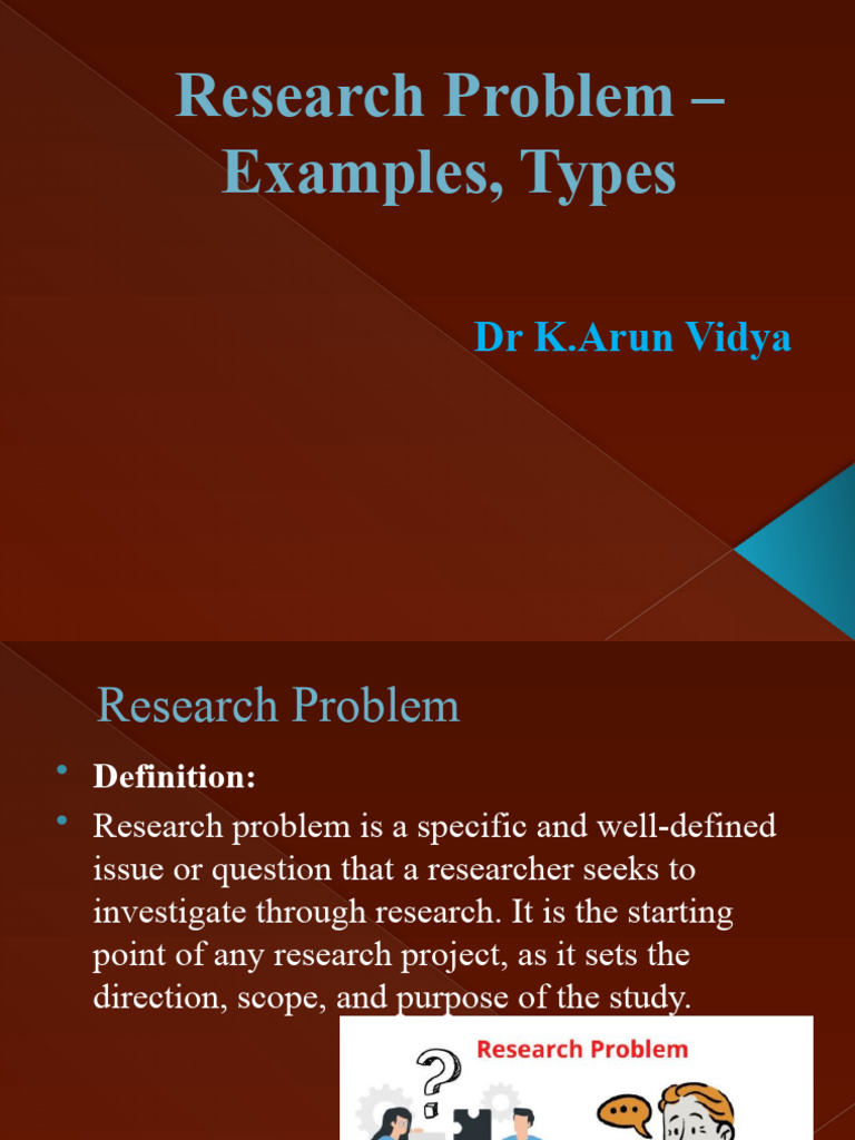 Research Problem - Examples, Types | PDF | Hypothesis | Intelligence Research Problem - Examples, Types | PDF | Hypothesis | Intelligence