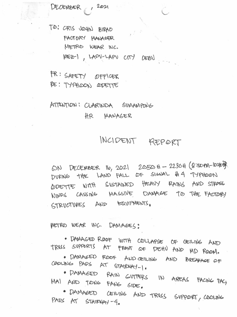 Technical (Incident Safety) | PDF